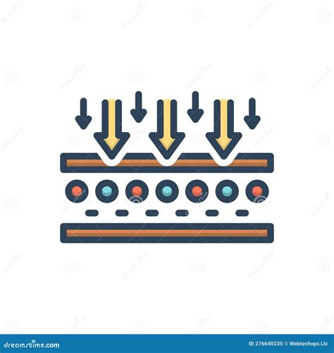 Color Illustration Icon For Membrane Integument And Layered Stock