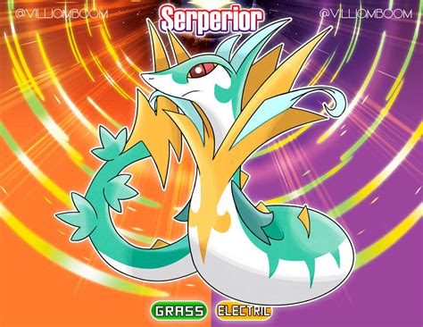 Serperior In Alola By Villi C On Deviantart