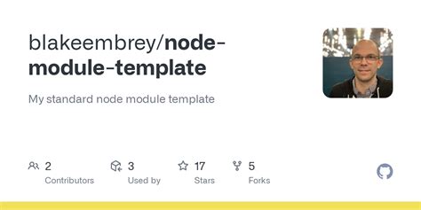 Github Blakeembreynode Module Template My Standard Node Module Template