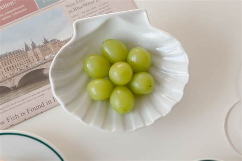 폴바살 스페인 쉘 플레이트 빈티지 조개 나눔 피클 소스 접시 위시버킷