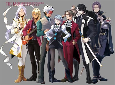 Miles Edgeworth Franziska Von Karma Klavier Gavin Barok Van Zieks