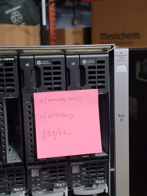 [fs][us Va] Hp C7000 Bladesystem Enclosures Hp Dl380 Gen 9 Rackmount W Rails Homelabsales