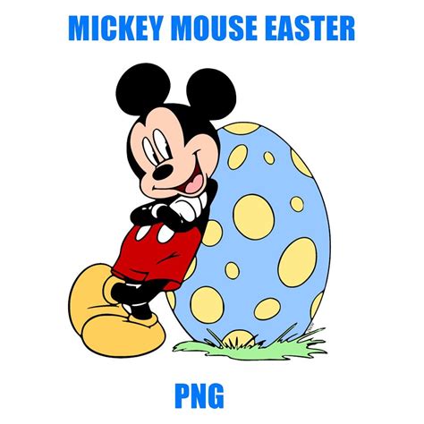 Cartoon Mouse Easter Png Cute Mouse With Easter Egg Digital