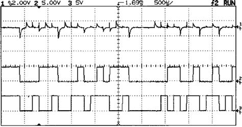 Top Trace Received Signal Induced By Four Coded Waveforms Middle And