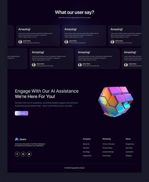 Ai Based Saas Website Design Behance