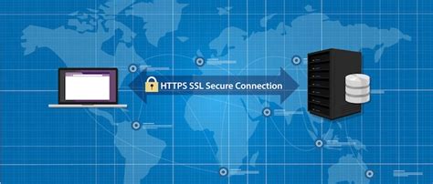 Premium Vector HTTPS SSL Secure Connection Internet Certificate Network Communication