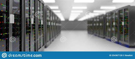 Server Room Data Center Backup Mining Hosting Mainframe Farm And Computer Rack With Storage