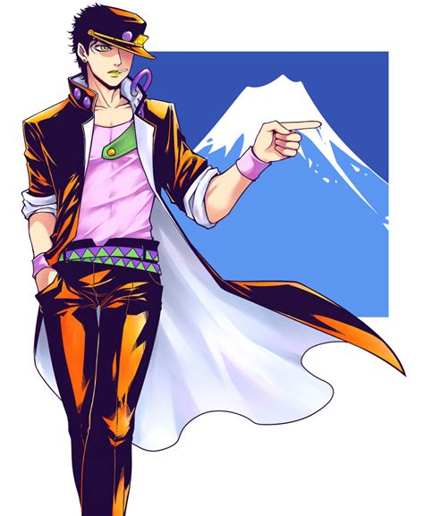 Kujo Jotaro Jojo No Kimyou Na Bouken Drawn By Jinghutongmeng Danbooru