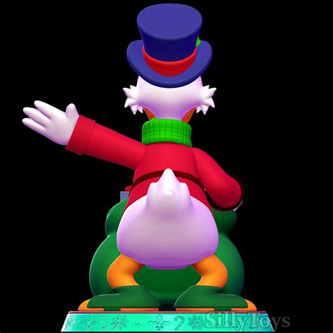 Scrooge Mcduck Christmas D Model By Sillytoys
