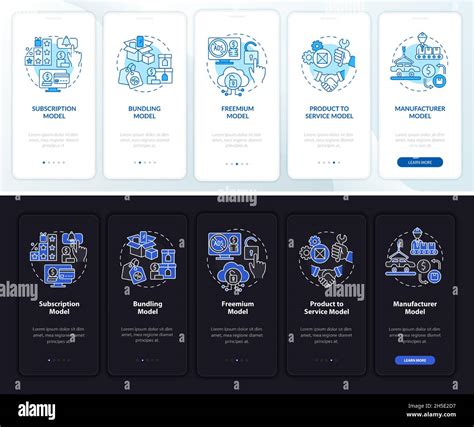 Types Of Business Structures Onboarding Mobile App Page Screen Stock Vector Image And Art Alamy