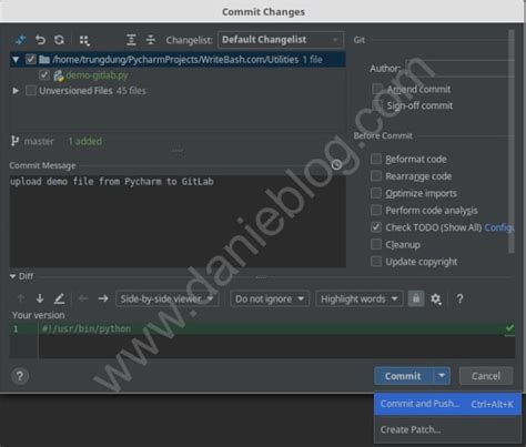 How To Use Pycharm To Push Your Code To GitLab