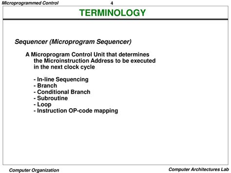 microprogrammed control ppt download