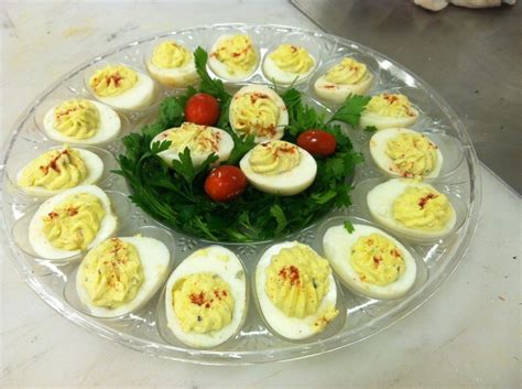 Deviled Eggs With Dry Mustard And Vinegar