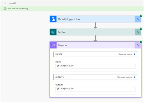 compose email address power platform community
