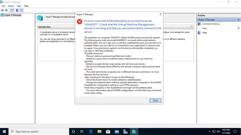 An Error Occurred While Attempting To Connect To Server Check That The