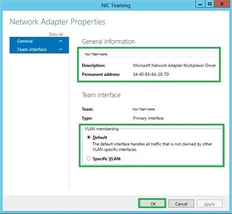 NIC Teaming Windows Server 2012 R2 With Hyper V