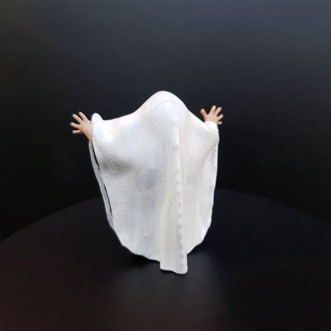 Halloween Cute Ghost Stl For 3d Printing Digital File Etsy