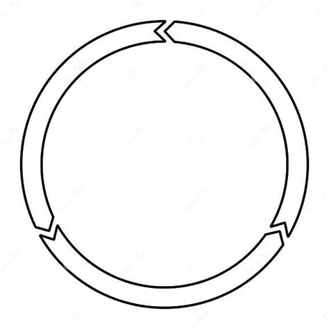 Rotating Arrow Icon Symbol Stock Illustration Illustration Of