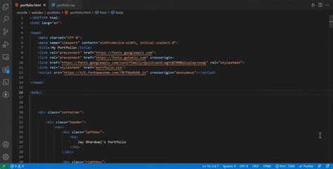 Webdevelopment Portfolio Internship Project Jay Bhardwaj
