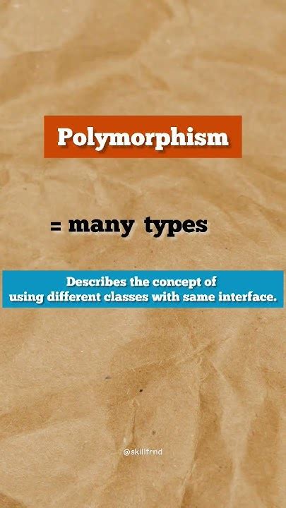 Polymorphism With Real Life Example Dont Miss Oop Polymorphism Youtube