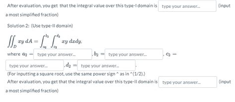 after evaluation you get that the integral value