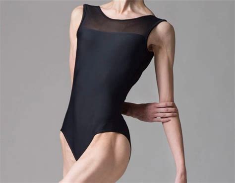 Sonata Black Low Back Leotard Women S Fashion Activewear On Carousell