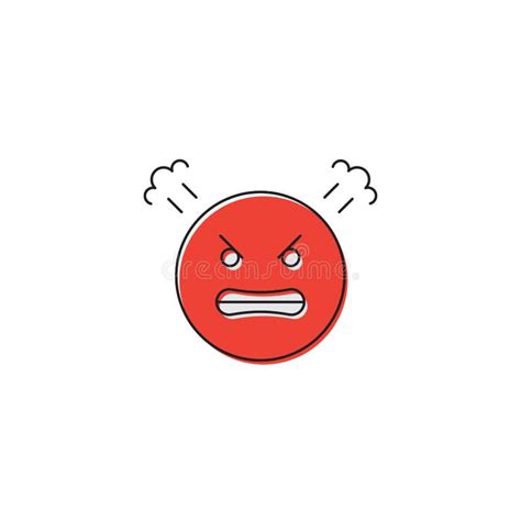 Sullen Red Emoji Stock Illustrations 41 Sullen Red Emoji Stock