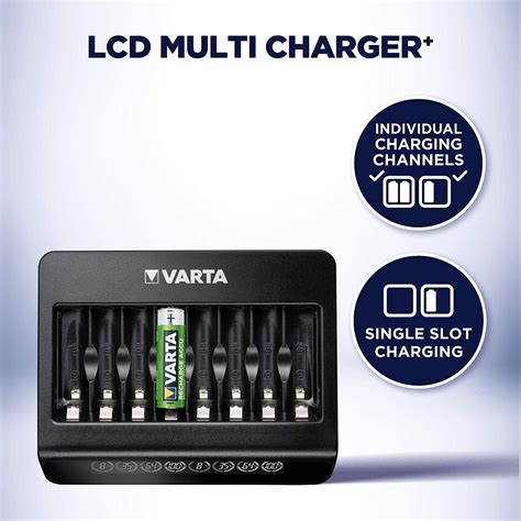 Зарядное устройство VARTA LCD Multi Charger PLUS, для АА/ААА ...