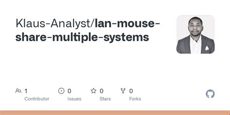 Github Klaus Analystlan Mouse Share Multiple Systems