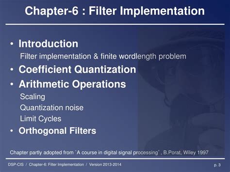 ppt dsp cis chapter 6 filter implementation powerpoint presentation