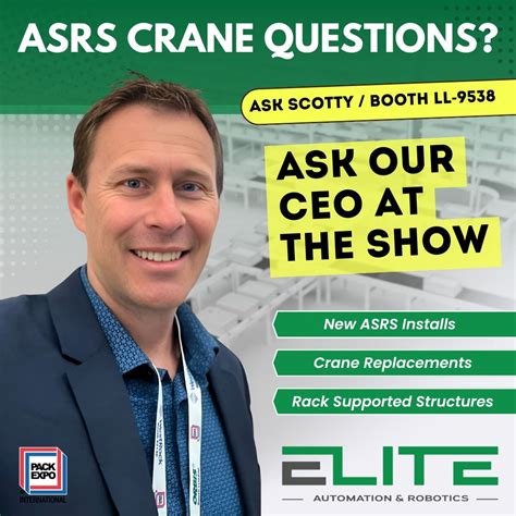 Elite Automation On Linkedin Packexpo2024 Eliteautomation Asrs