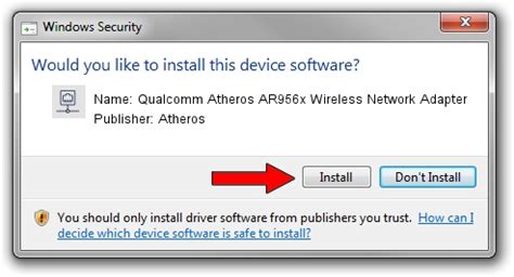 Download and install Atheros Qualcomm Atheros AR956x Wireless Network ...