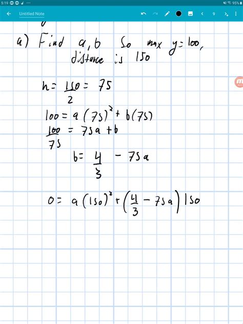 solved parabolic path under ideal conditions an object thrown from