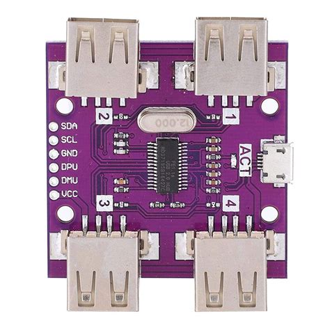 Cjmcu 204 Usb 2 0 Hub 4 Port Controller Module High Speed Dc 5v 500ma