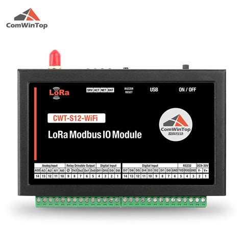 Cwt S12 Wifi 12di4do4ai Wifi Modbus Tcp Io Module Remote Data Acqui