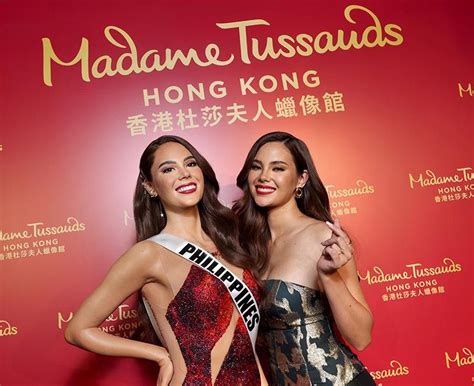 A Queens Welcome For Catriona Gray Wax Figure At Madame Tussauds Hong