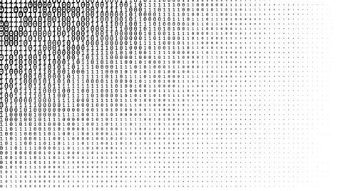 premium vector gradient binary code digits background