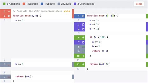 diff checker gitclear