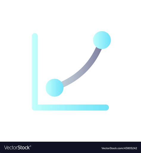 Curves Tool Flat Gradient Color Ui Icon Royalty Free Vector