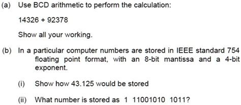 solved a use bcd arithmetic to perform the calculation 14326