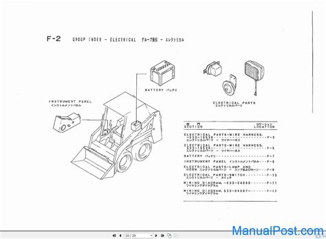 Bobcat Loader 543 Parts Manual Manualpost Instant Download Auto Manuals