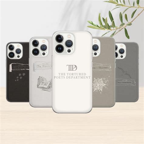 Taylor Ttpd Phone Case Tortured Poets Lyrics Manuscript Department Iphone 15 14 13 12 11 Pro Xs