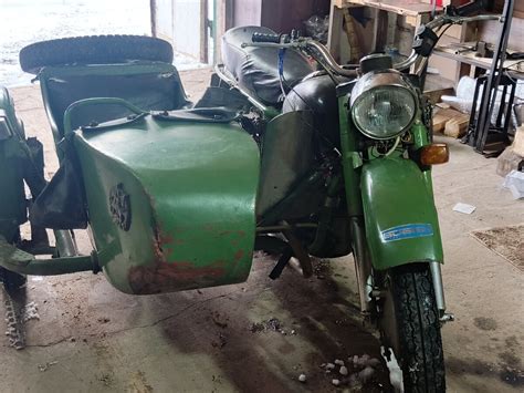 Купить б у Урал M 67 карбюратор 4 передачи в Поселке дома отдыха Горки зелёный дорожный 1982