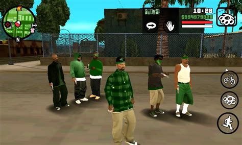 Gta San Andreas 10 Max Grove Street Members Mod For Android Mod