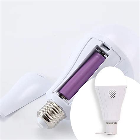 Лампа акумуляторна світлодіодна Bl 3820 E27 2 акумулятора 18650 з Usb заряджання