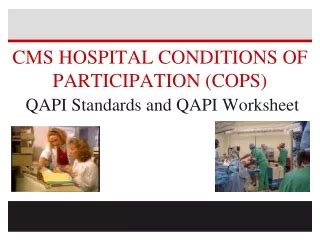 Ppt Cms Hospital Qapi Standards Powerpoint Presentation Free Download Id
