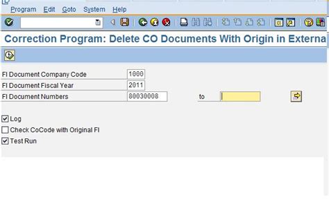 Process Of Delete The Wrongly Posted Co Documents Sap Community