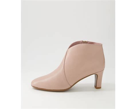 Templess Nude Leather Ankle Boots By Django And Juliette