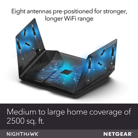 NETGEAR Nighthawk AX12 12 Stream Wifi 6 Router RAX200 AX11000 Tri Band Wireless Speed Up To