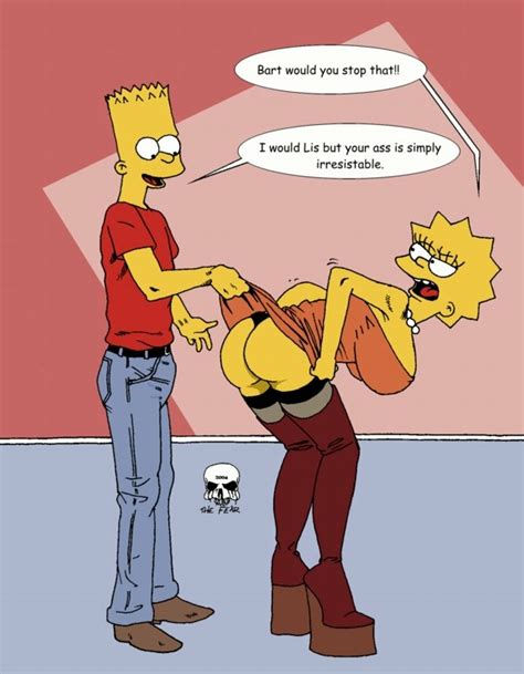 Rule 34 Bart Simpson Color Female High Heel Boots High Heels Human Incest Lisa Simpson Male